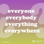 Diferencia entre everyone y everybody, everything y everywhere