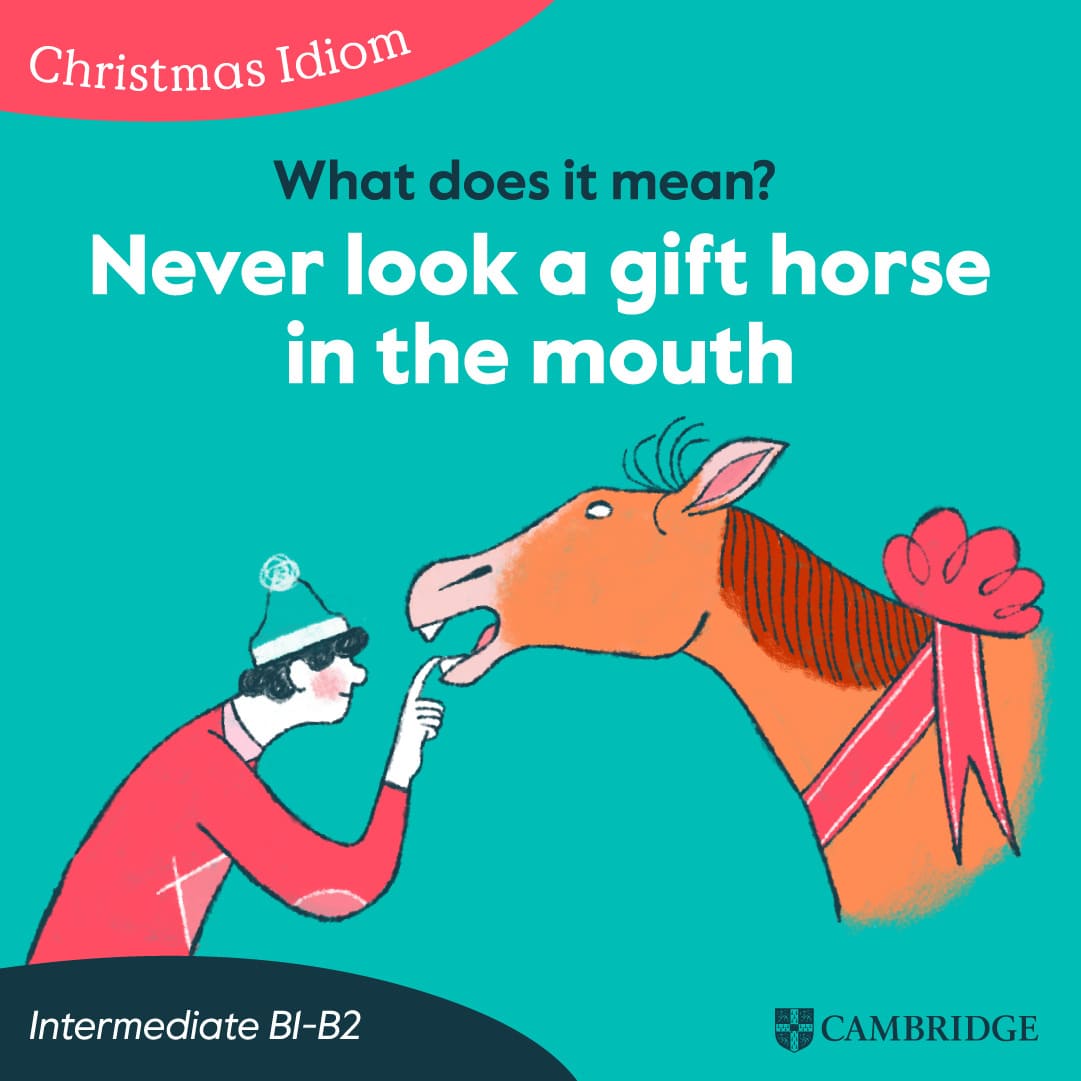 Christmas idiom - Cambridge Blog