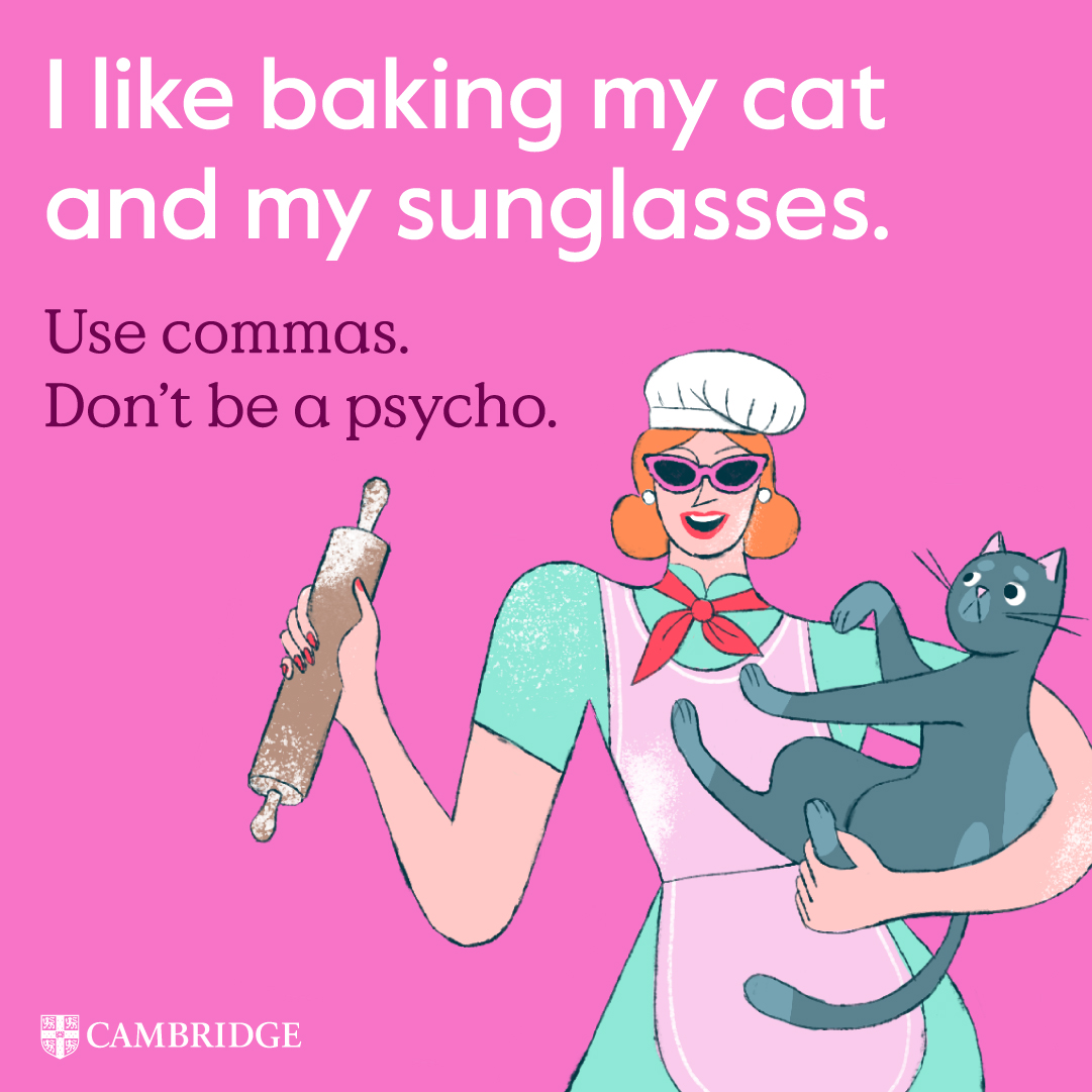 Use commas - Cambridge Blog